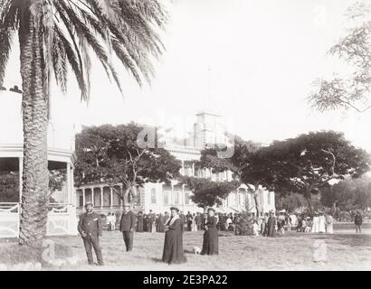 Vintage 19th century photograph: King Thibaw Min and Queen Supayalat of ...
