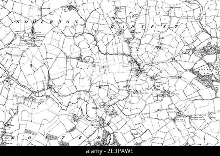 Map of Suffolk OS Map name 063-SE, Ordnance Survey, 1881-1893 Stock ...