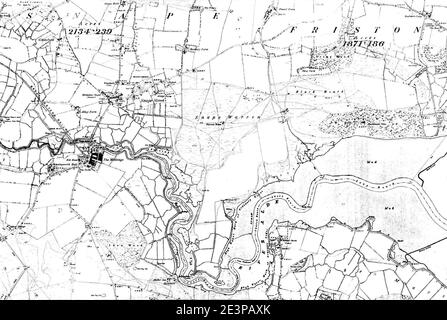 Map of Suffolk OS Map name 060-NW, Ordnance Survey, 1881-1893 Stock ...