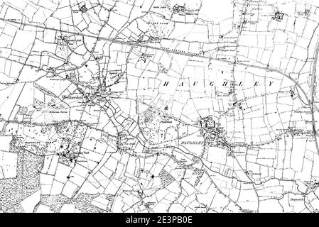 Map of Suffolk OS Map name 046-NE, Ordnance Survey, 1881-1893 Stock ...