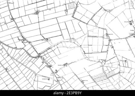Map of Suffolk OS Map name 011-NE, Ordnance Survey, 1881-1893 Stock ...