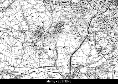 Map of Staffordshire OS Map name 072-NE, Ordnance Survey, 1883-1894 ...
