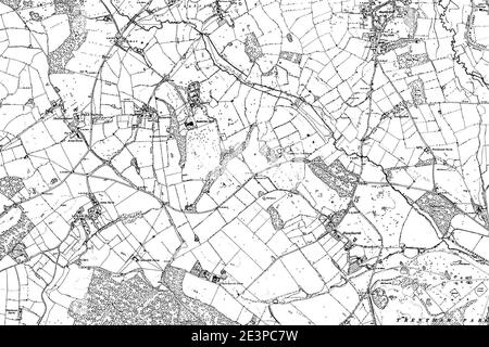 Map of Staffordshire OS Map name 017-NW, Ordnance Survey, 1883-1894 ...