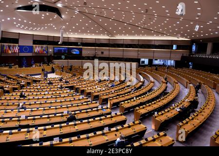 Brussels, Belgium. 20th Jan, 2021. Prime minister Antonio Costa ...