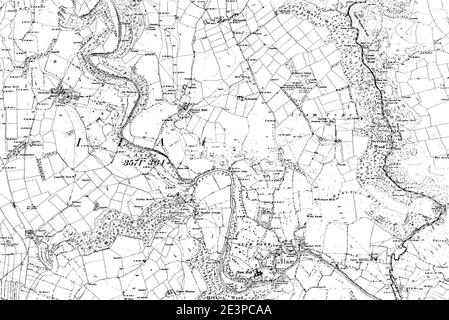 Map of Staffordshire OS Map name 014-SW, Ordnance Survey, 1883-1894 ...