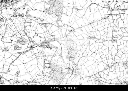 Map of Somerset OS Map name 065-SE, Ordnance Survey, 1884-1894 Stock ...