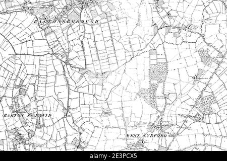 Map of Somerset OS Map name 064-SE, Ordnance Survey, 1884-1894 Stock ...