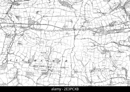 Map of Somerset OS Map name 068-NW, Ordnance Survey, 1884-1894 Stock ...