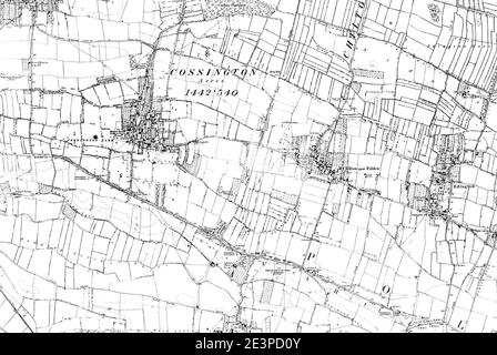Map of Somerset OS Map name 051-NE, Ordnance Survey, 1884-1894 Stock ...