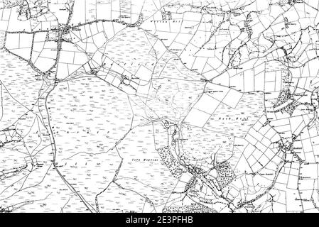 Map of Shropshire OS Map name 069-SE, Ordnance Survey, 1883-1895 Stock ...
