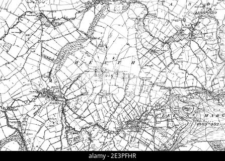 Map of Shropshire OS Map name 065-SE, Ordnance Survey, 1883-1895 Stock ...