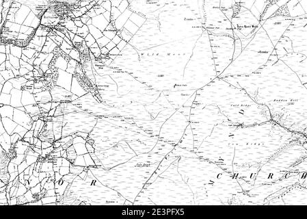 Map of Shropshire OS Map name 055-SE, Ordnance Survey, 1883-1895 Stock ...