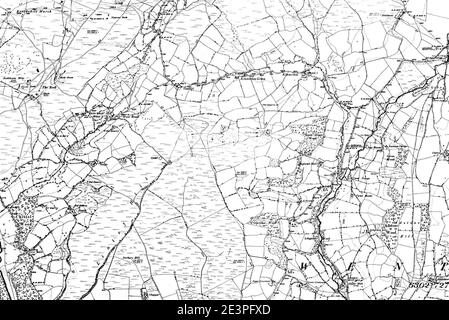 Map of Shropshire OS Map name 055-SE, Ordnance Survey, 1883-1895 Stock ...