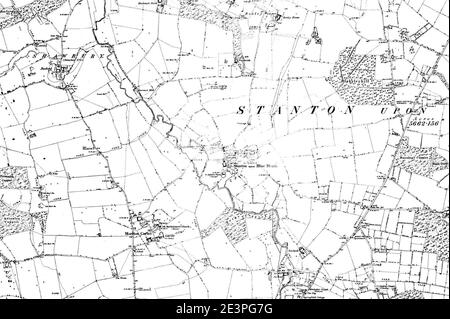 Map of Shropshire OS Map name 022-NE, Ordnance Survey, 1883-1895 Stock ...