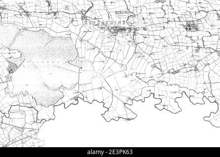 Map of Perthshire Sheet 131, Ordnance Survey, 1866-1874 1 Stock Photo ...