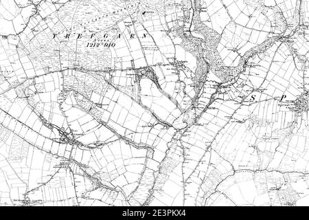 Map of Pembrokeshire OS Map name 022-SW, Ordnance Survey, 1868-1892 ...