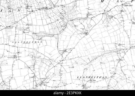 Map of Pembrokeshire OS Map name 015-SW, Ordnance Survey, 1868-1892 ...