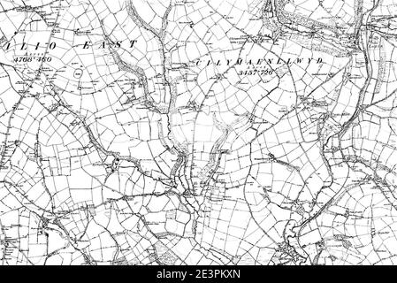 Map of Pembrokeshire OS Map name 024-SW, Ordnance Survey, 1868-1892 ...