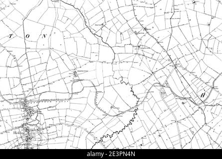 Map of Nottinghamshire OS Map name 047-NW, Ordnance Survey, 1883-1899 ...