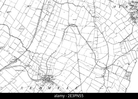Map of Nottinghamshire OS Map name 044-NW, Ordnance Survey, 1883-1899 ...