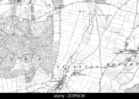 Map of Nottinghamshire OS Map name 019-NW, Ordnance Survey, 1883-1899 ...