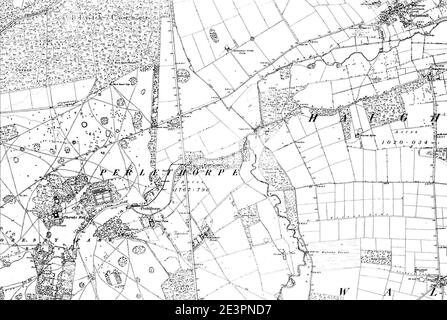 Map of Nottinghamshire OS Map name 019-NE, Ordnance Survey, 1883-1899 ...
