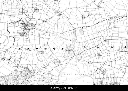 Map of Nottinghamshire OS Map name 019-NE, Ordnance Survey, 1883-1899 ...