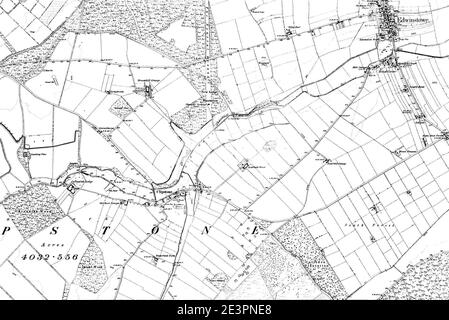 Map of Nottinghamshire OS Map name 023-SE, Ordnance Survey, 1883-1899 ...