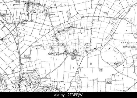 Map of Norfolk OS Map name 084-SE, Ordnance Survey, 1883-1897 Stock ...