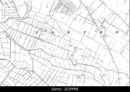 Map of Norfolk OS Map name 082-SE, Ordnance Survey, 1883-1897 Stock ...