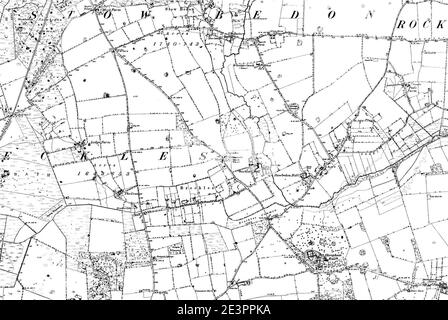 Map of Norfolk OS Map name 084-SW, Ordnance Survey, 1883-1897 Stock ...