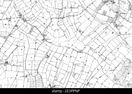 Map of Norfolk OS Map name 072-SW, Ordnance Survey, 1883-1897 Stock ...
