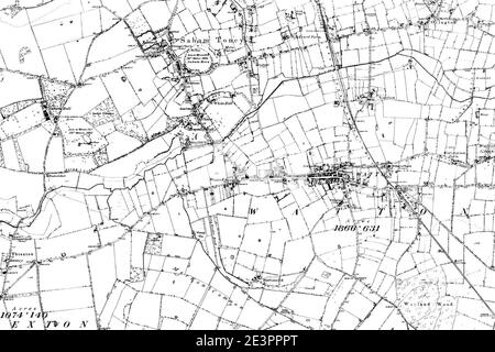 Map of Norfolk OS Map name 072-NE, Ordnance Survey, 1883-1897 Stock ...