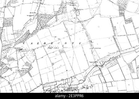 Map of Norfolk OS Map name 070-NW, Ordnance Survey, 1883-1897 Stock ...