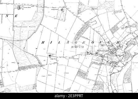 Map of Norfolk OS Map name 071-NW, Ordnance Survey, 1883-1897 Stock ...