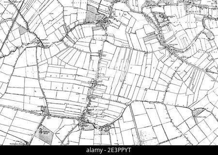 Map of Norfolk OS Map name 055-NE, Ordnance Survey, 1883-1897 Stock ...