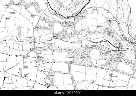 Map of Norfolk OS Map name 062-NW, Ordnance Survey, 1883-1897 Stock ...