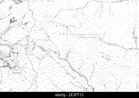 Map of Montgomeryshire OS Map name 007-NW, Ordnance Survey, 1885-1896 ...