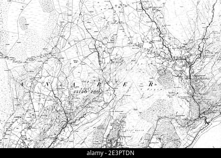 Map of Merionethshire OS Map name 032-NW, Ordnance Survey, 1888-1892 ...