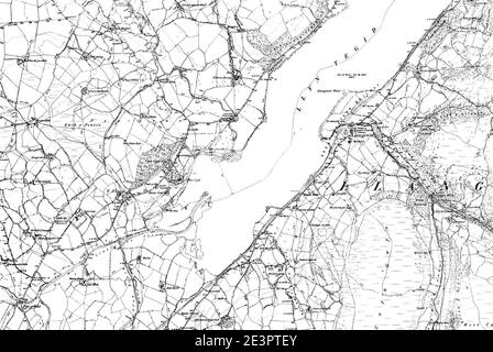Map of Merionethshire OS Map name 022-NE, Ordnance Survey, 1888-1892 ...