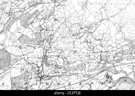 Map of Merionethshire OS Map name 015-NW, Ordnance Survey, 1888-1892 ...