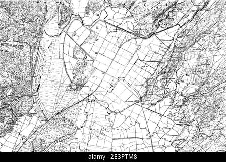 Map of Merionethshire OS Map name 011-SE, Ordnance Survey, 1888-1892 ...