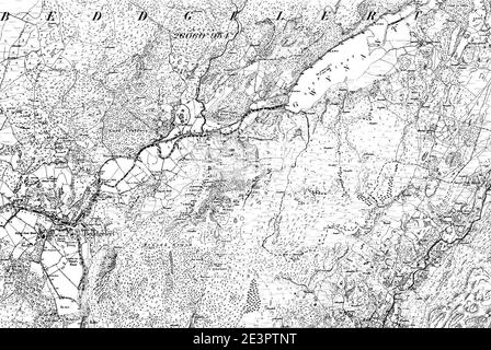 Map of Merionethshire OS Map name 003-SW, Ordnance Survey, 1888-1892 ...