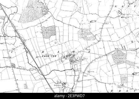 Map of Lincolnshire OS Map name 146-SE, Ordnance Survey, 1886-1897 ...