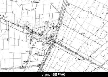 Map of Lincolnshire OS Map name 144-NW, Ordnance Survey, 1886-1897 ...