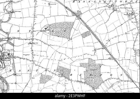 Map of Lincolnshire OS Map name 131-SE, Ordnance Survey, 1886-1897 ...