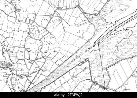 Map of Lincolnshire OS Map name 127-SW, Ordnance Survey, 1886-1897 ...
