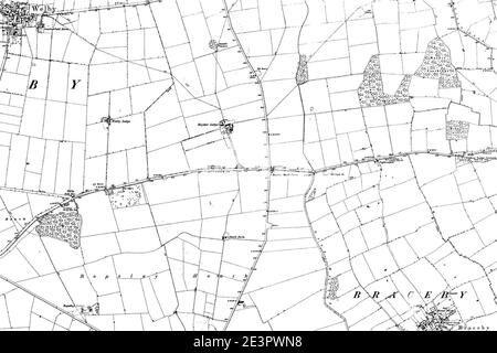 Map of Lincolnshire OS Map name 114-NW, Ordnance Survey, 1886-1897 ...