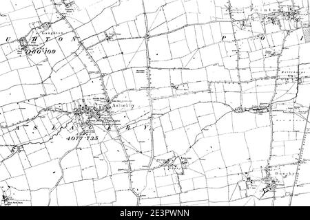 Map of Lincolnshire OS Map name 124-NW, Ordnance Survey, 1886-1897 ...