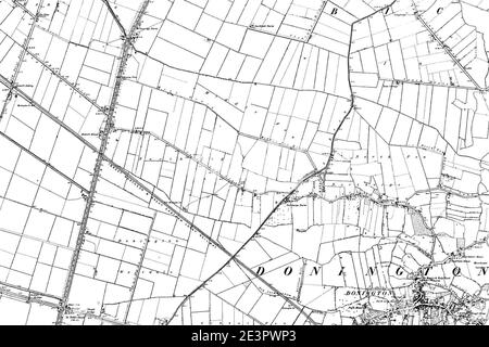 Map of Lincolnshire OS Map name 116-NE, Ordnance Survey, 1886-1897 ...